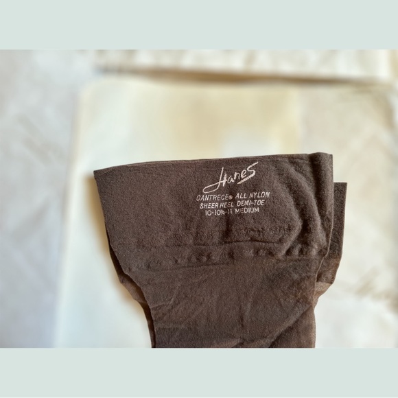 Hanes | Accessories | 2 Pair Of 8s Vintage Old Stock Hanes Cantrece ...